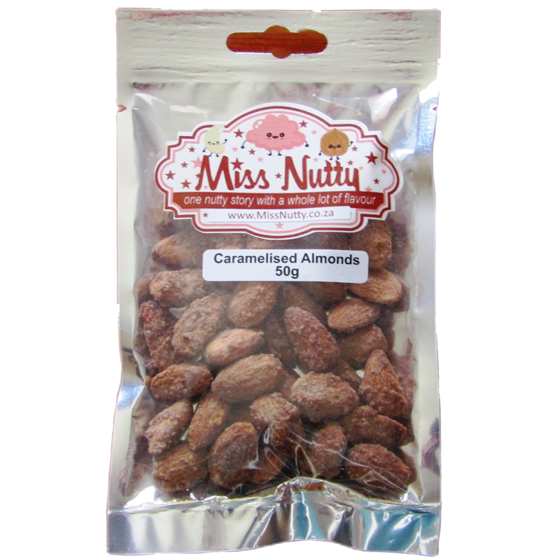 Almonds Caramel 50g - Miss Nutty