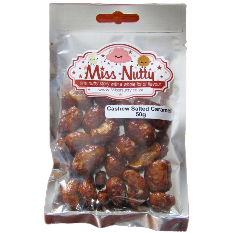 Cashew Salted Caramel 50g - Miss Nutty